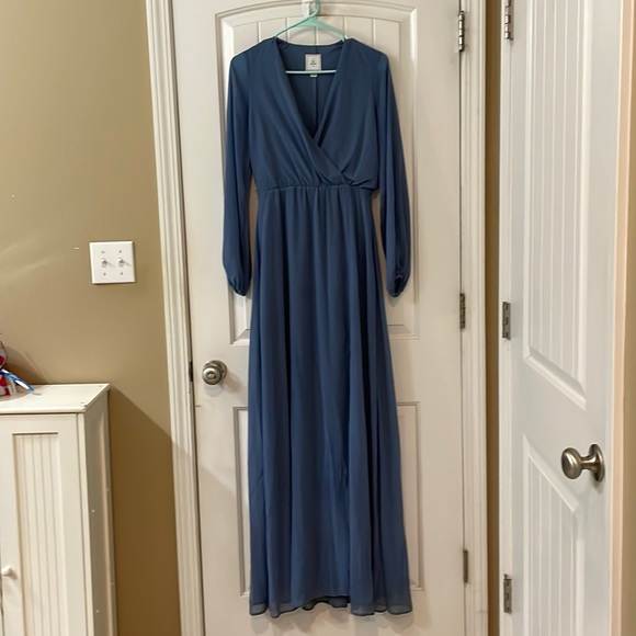 D8 Studio | Dresses | D8 Studios Size 8 Blue Bridesmaids Dress | Poshmark